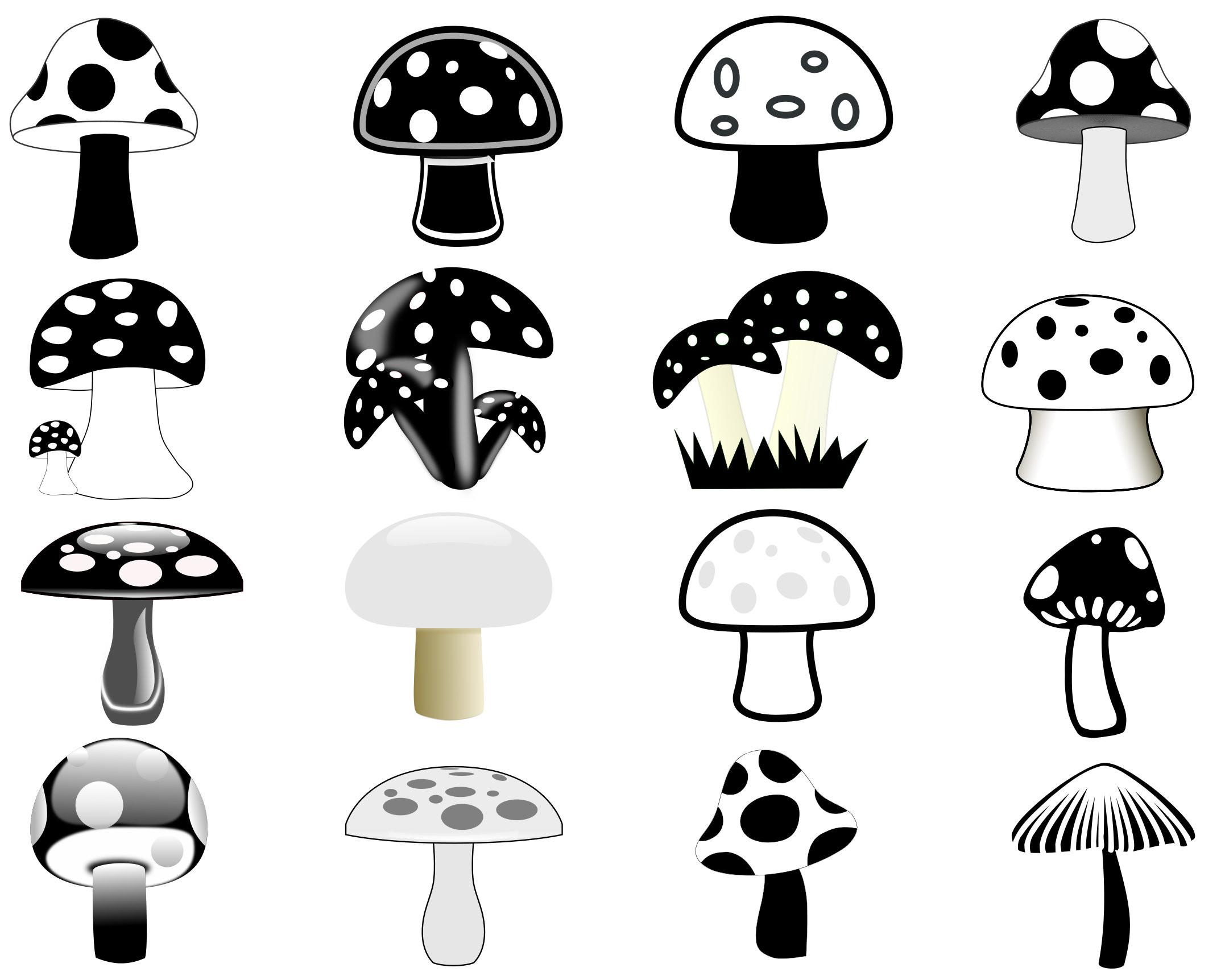 Mushroom Svg, Mushroom Svg Bundle, Mushroom Clipart, Mushrooms Svg ...