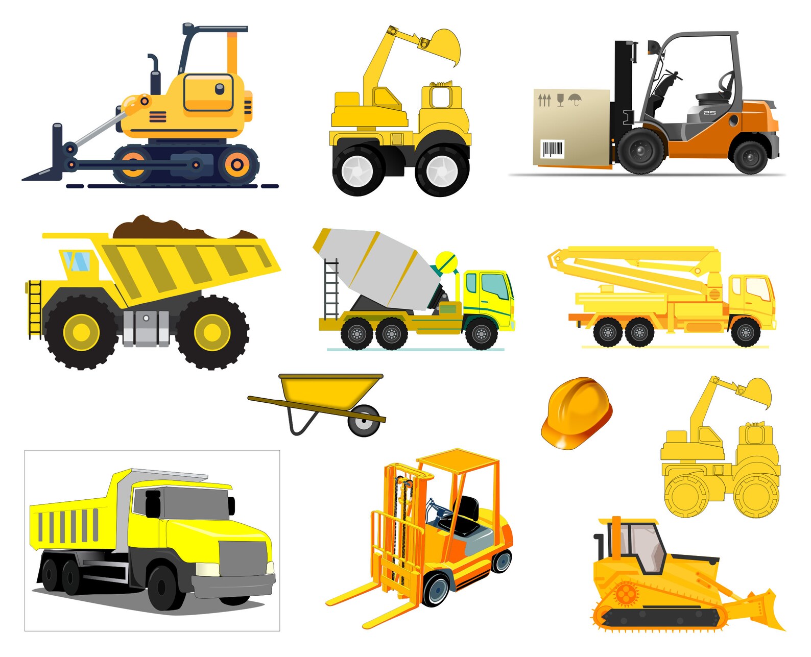 Construction Svg, Construction Clipart, Construction Vehicles Svg ...