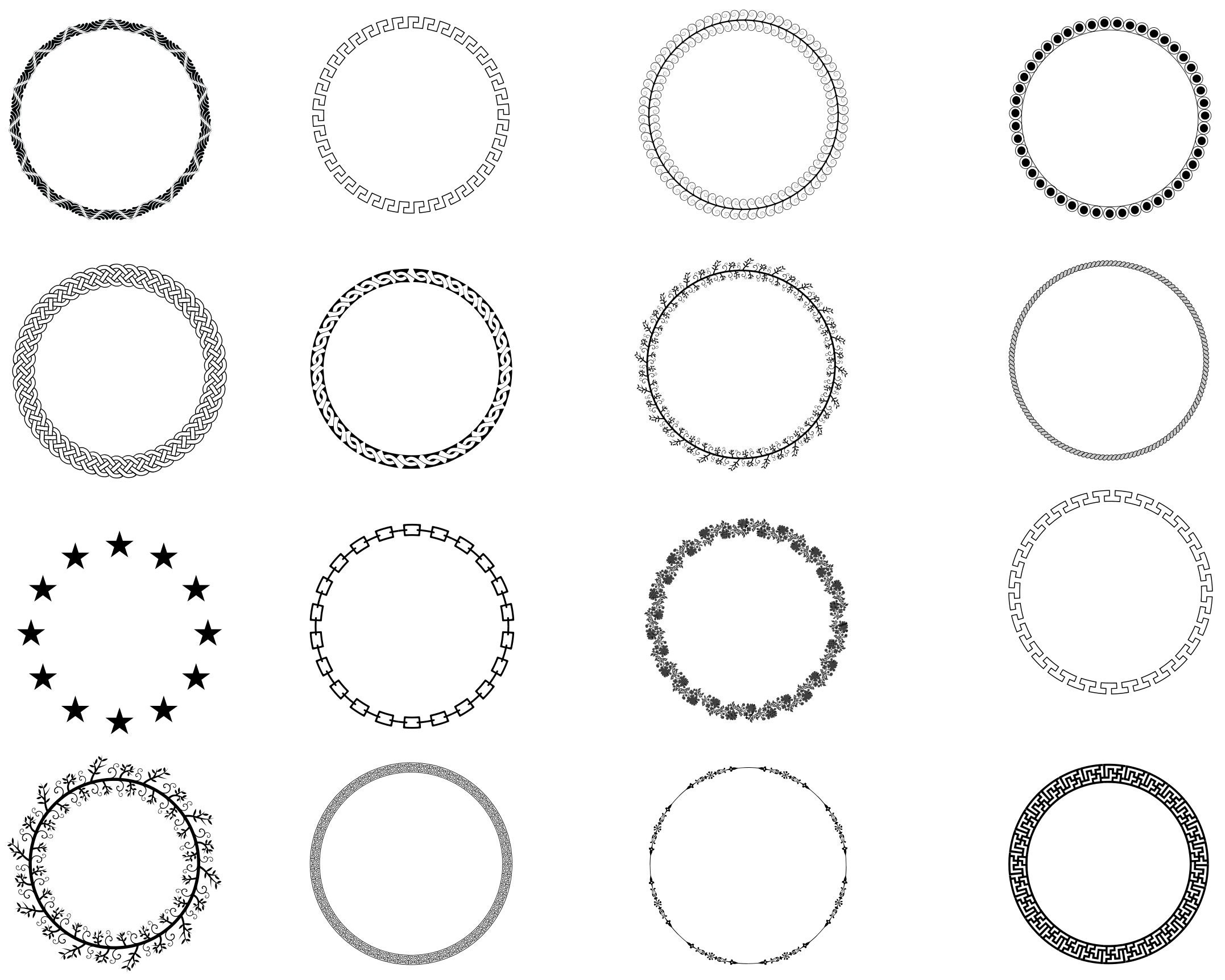 Circle Svg Circle Svg Bundle Circle Clipart Circle Design Svg Circle Frame Svg Circle 