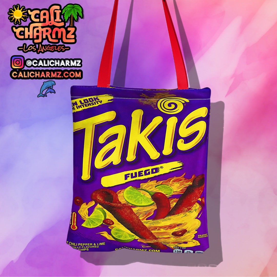 Takis Fuego Double Sided Tote Bag Hot Cheeto Frito Lay Takis - Etsy