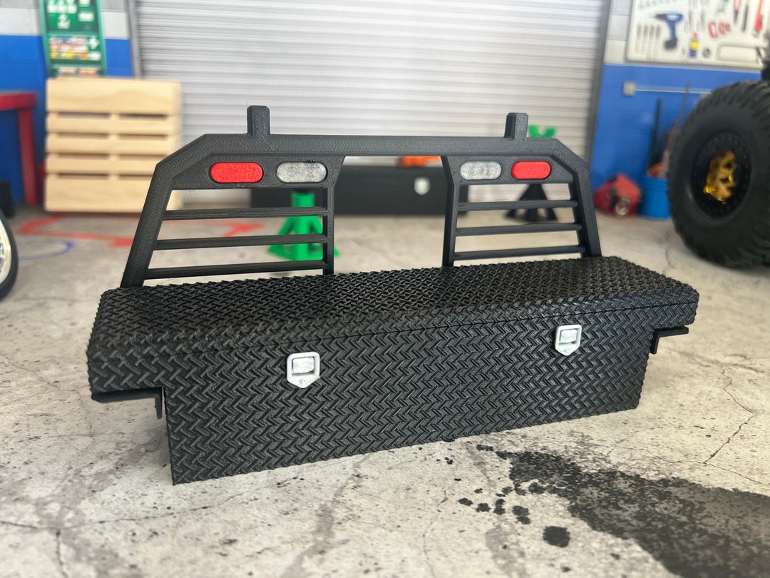 CEN F250 / F450 Headache Rack and Diamond Plate Toolbox - Etsy