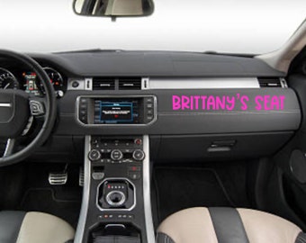 Girlfriend Seat Car Decal - Etsy