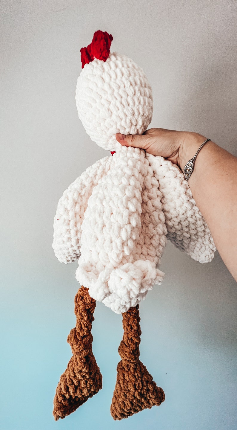 Crochet Chicken Blanket Lovey Pattern: Soft Snuggle Toy (digital ...