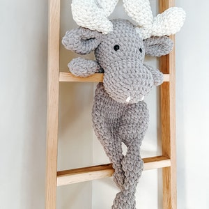 Moose Lovey, Crochet Moose Pattern, Moose Plushie Pattern, Crochet ...