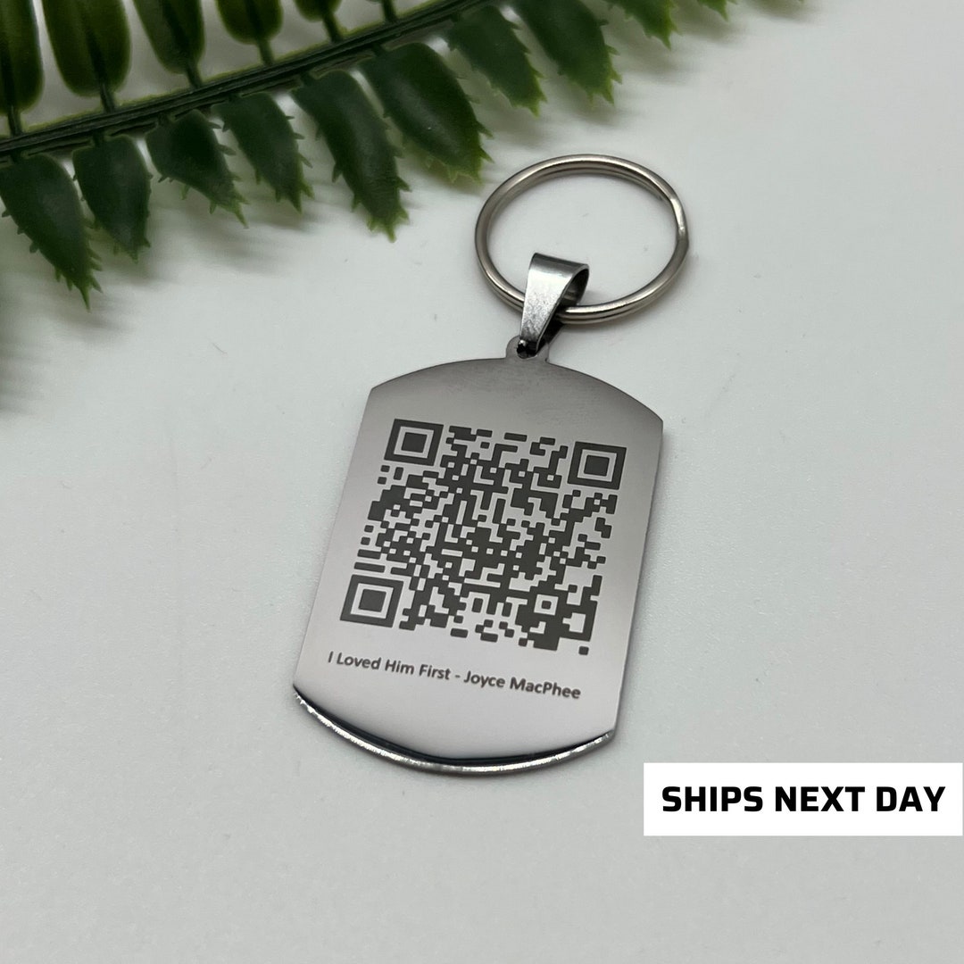 Custom QR Code Keyring Personalised QR Code Keyring - Etsy Custom QR Code Keyring Personalised QR Code Keyring - Etsy