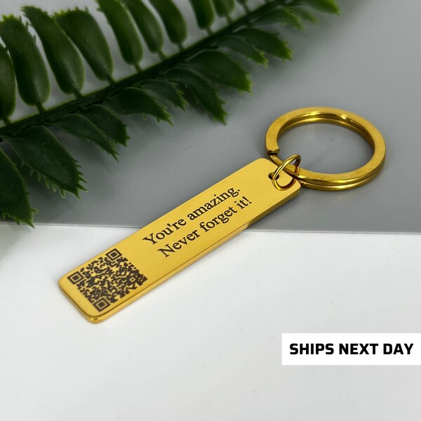 Qr Code Plaque Gold - Etsy