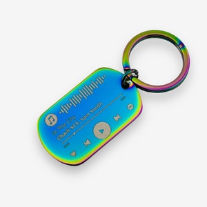Spotify Keyring | Personalised Spotify Keychain | Spotify Code ...
