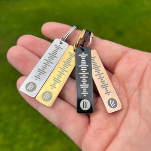 Spotify Code Keyring Personalised Spotify Keychain Wedding - Etsy
