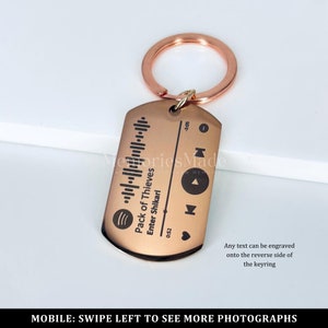 Spotify Keyring Personalised Spotify Keychain Spotify Code Spotify ...