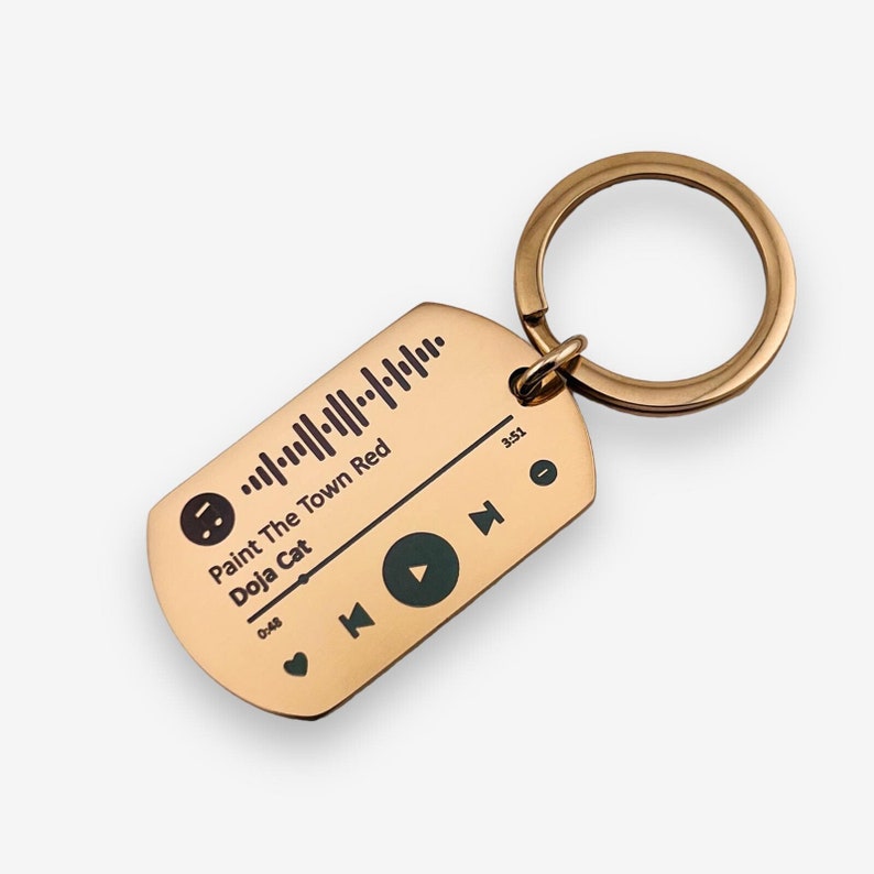 Spotify Keyring | Personalised Spotify Keychain | Spotify Code ...