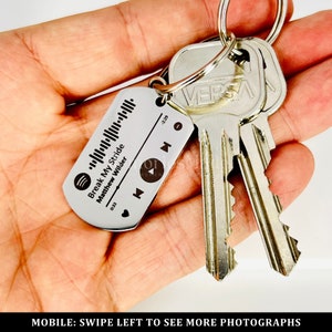 Spotify Keyring Personalised Spotify Keychain Spotify Code Spotify ...