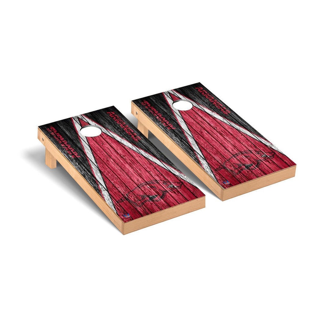 Arkansas Razorbacks Cornhole Boards - Foldable Legs, Official NCAA - Etsy