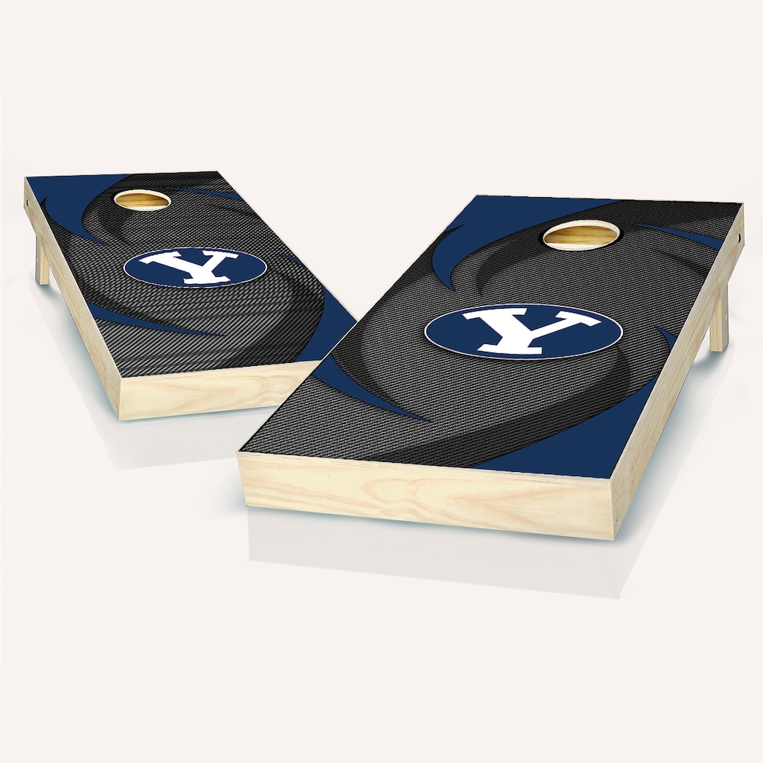 Officially Licensed Byu Cougars Swoosh Cornhole Set - Includes Boards ...