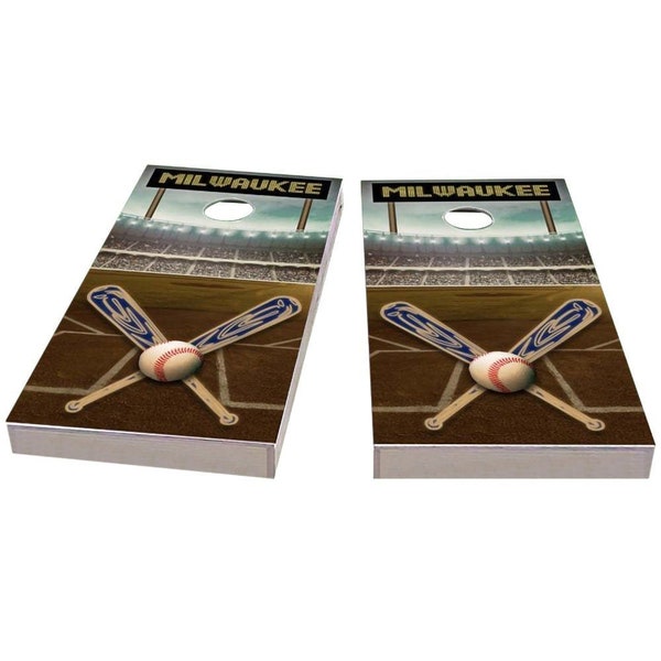 Baseball Cornhole - Etsy
