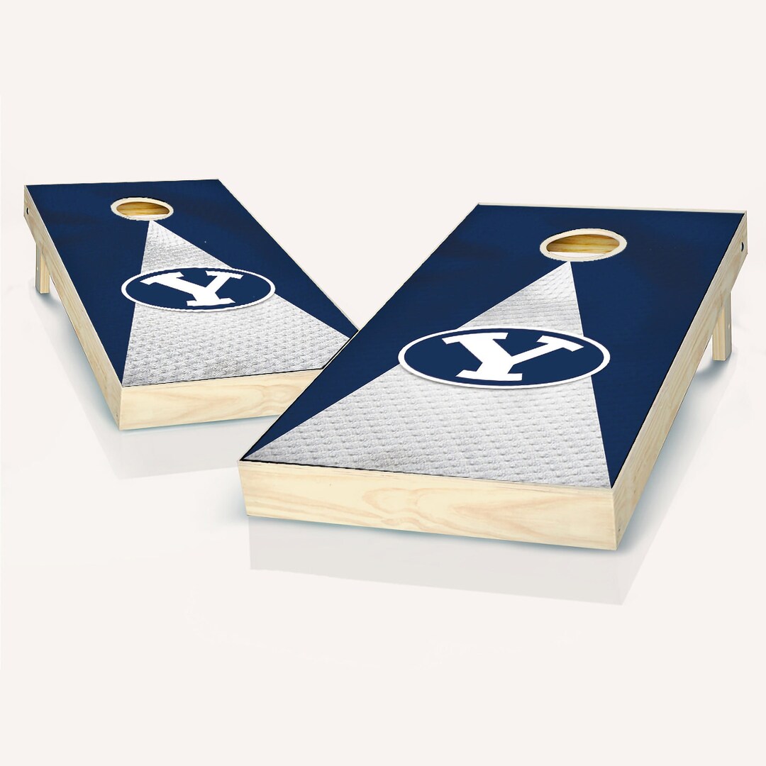 Officially Licensed Byu Cougars Jersey Cornhole Set - Includes Boards ...