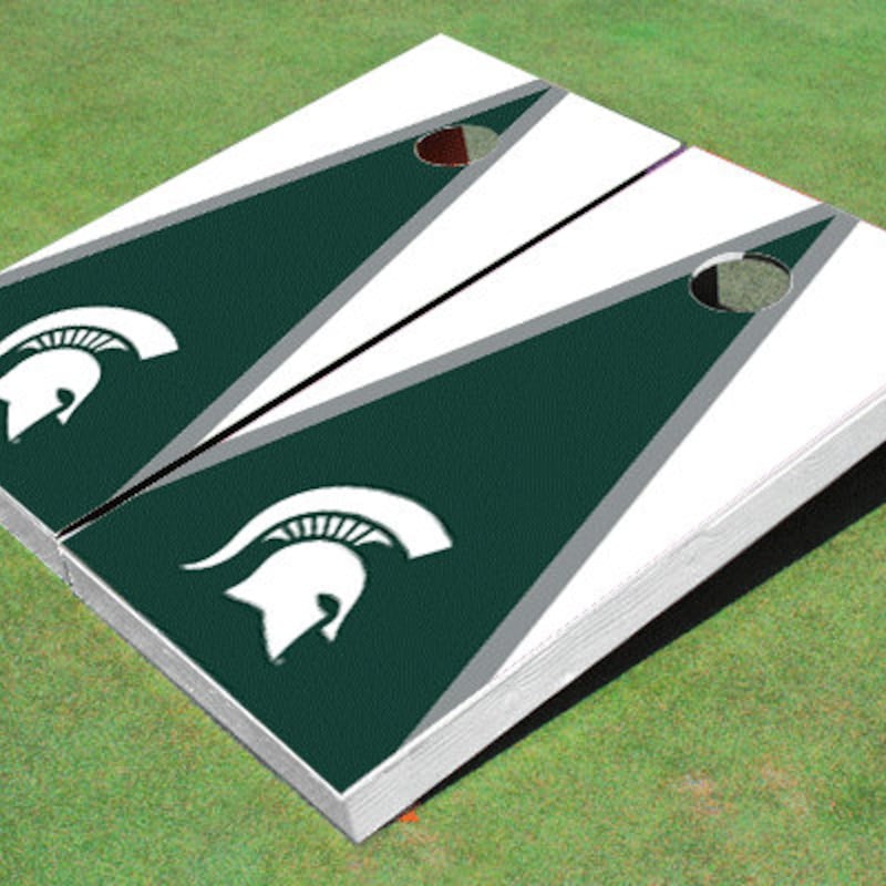 Michigan State Cornhole - Etsy