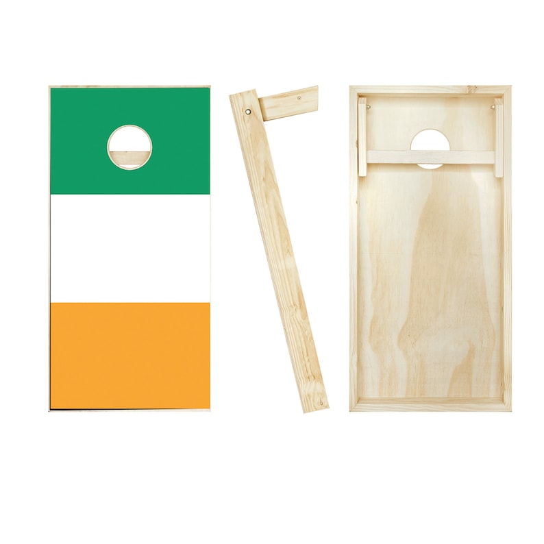 Irish Flag Cornhole Set - Portable Outdoor Lawn Game With Bags - Etsy