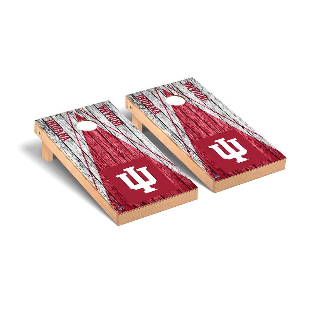 Indiana Hoosiers Triangle Cornhole Board Set - Officially Licensed NCAA ...