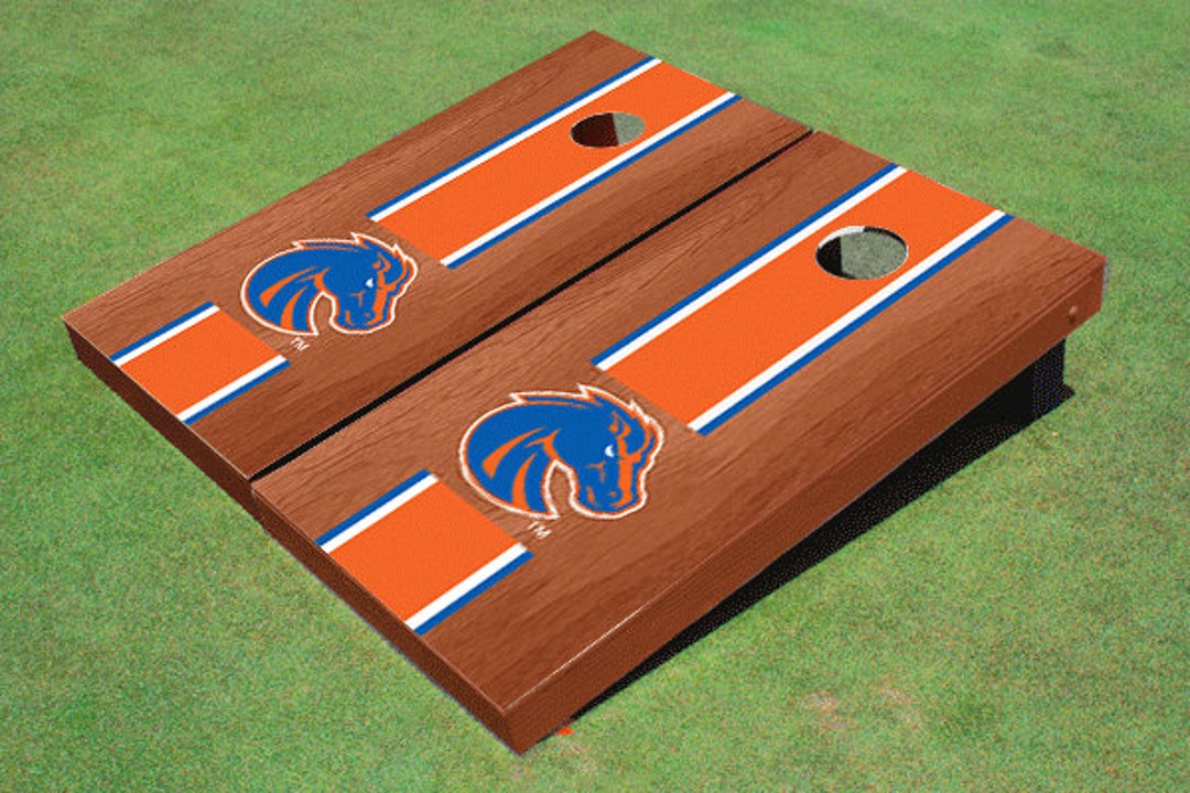 Cornhole Boards: Boise State Broncos Design (tailgate Size, 8 Bags) - Etsy