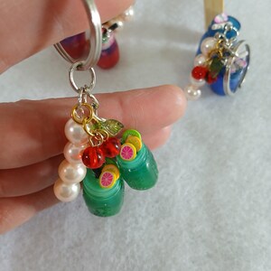 Vibrant Resin Jar Keychains for Purses, Phone Cases & Summer Party ...