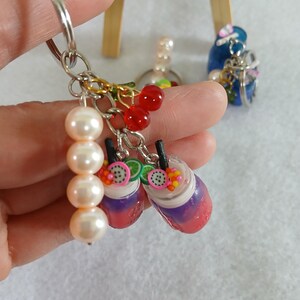 Vibrant Resin Jar Keychains for Purses, Phone Cases & Summer Party ...