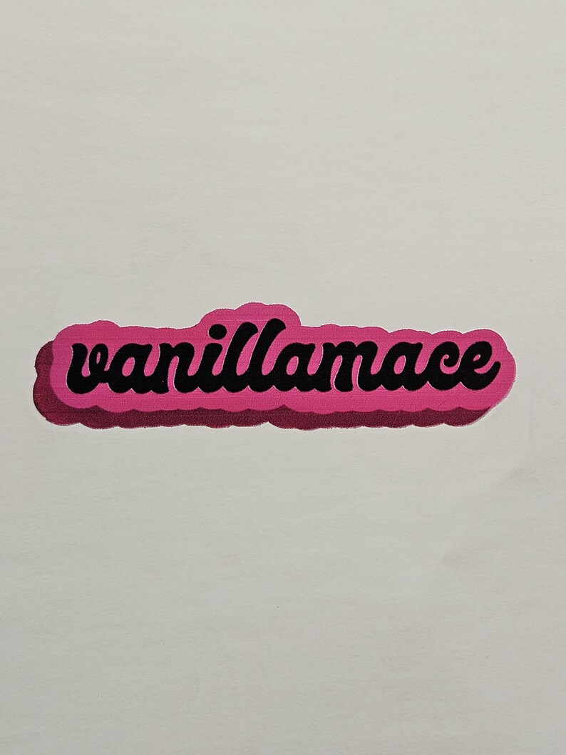 Pink Vanillamace Sticker - Etsy