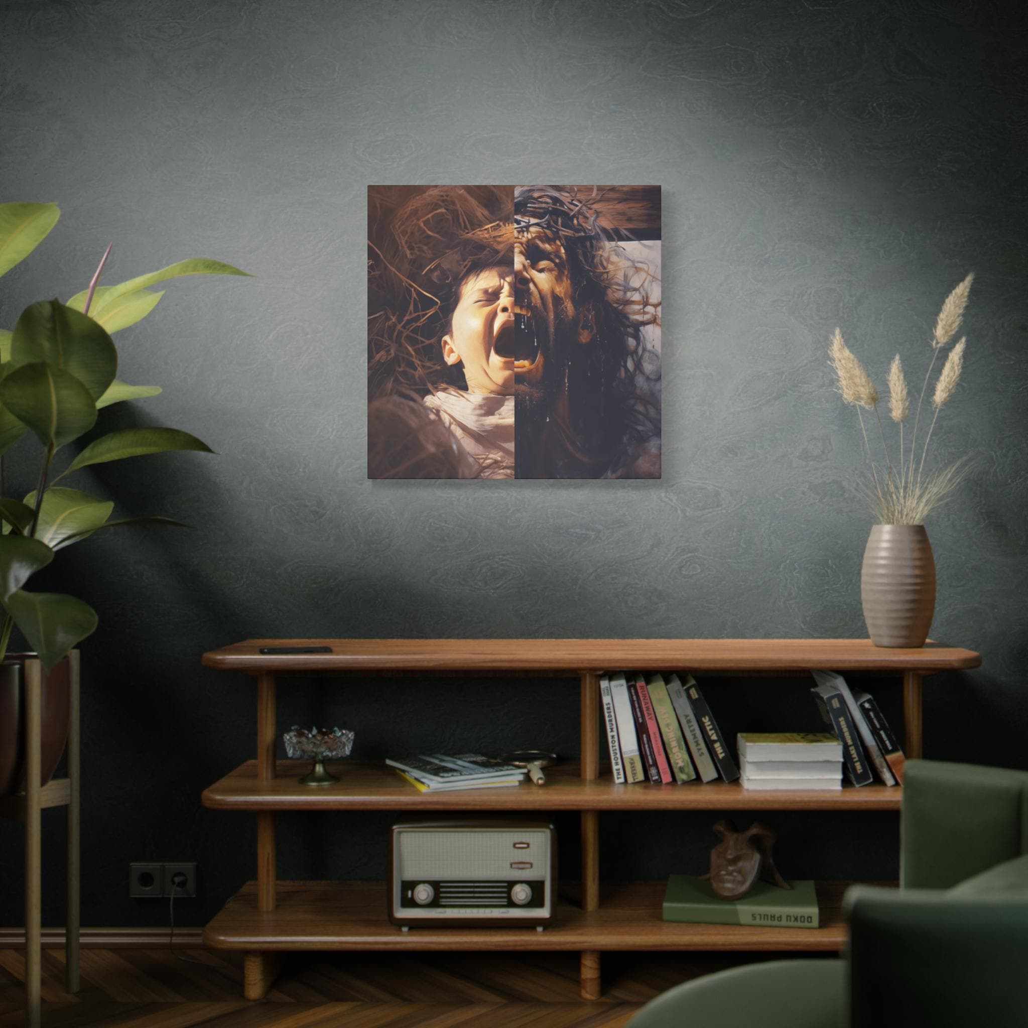 The First and Last Breath of Jesus -- Wall Art, Stretched Canvas ...