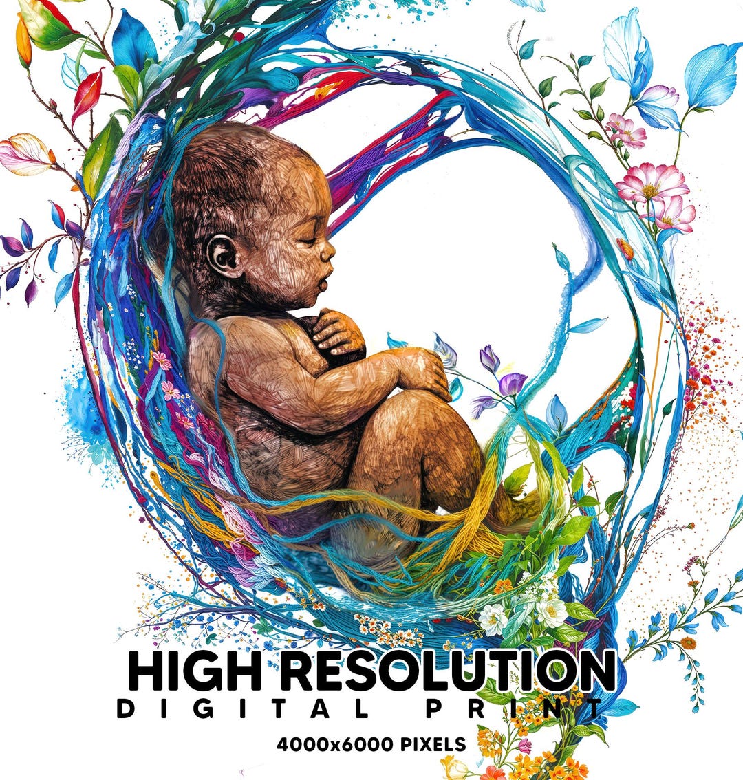 God Knit Me in the Womb - High Resolution Digital Files - Etsy