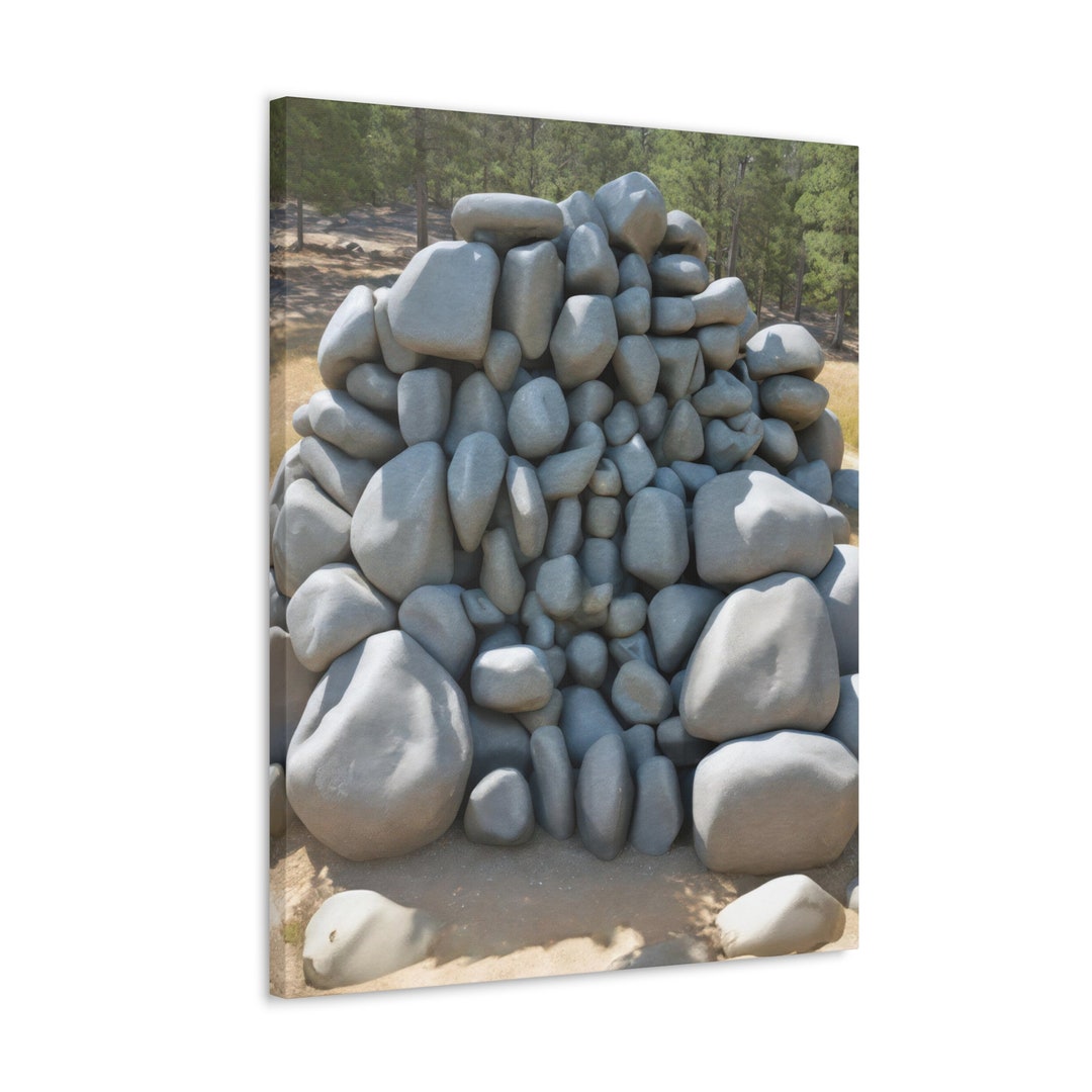 The Stones Will Cry Out Wall Art, Stretched Canvas, Hidden Message - Etsy