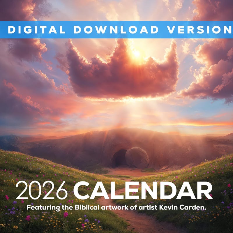 Christian Art. Calendar - Etsy UK