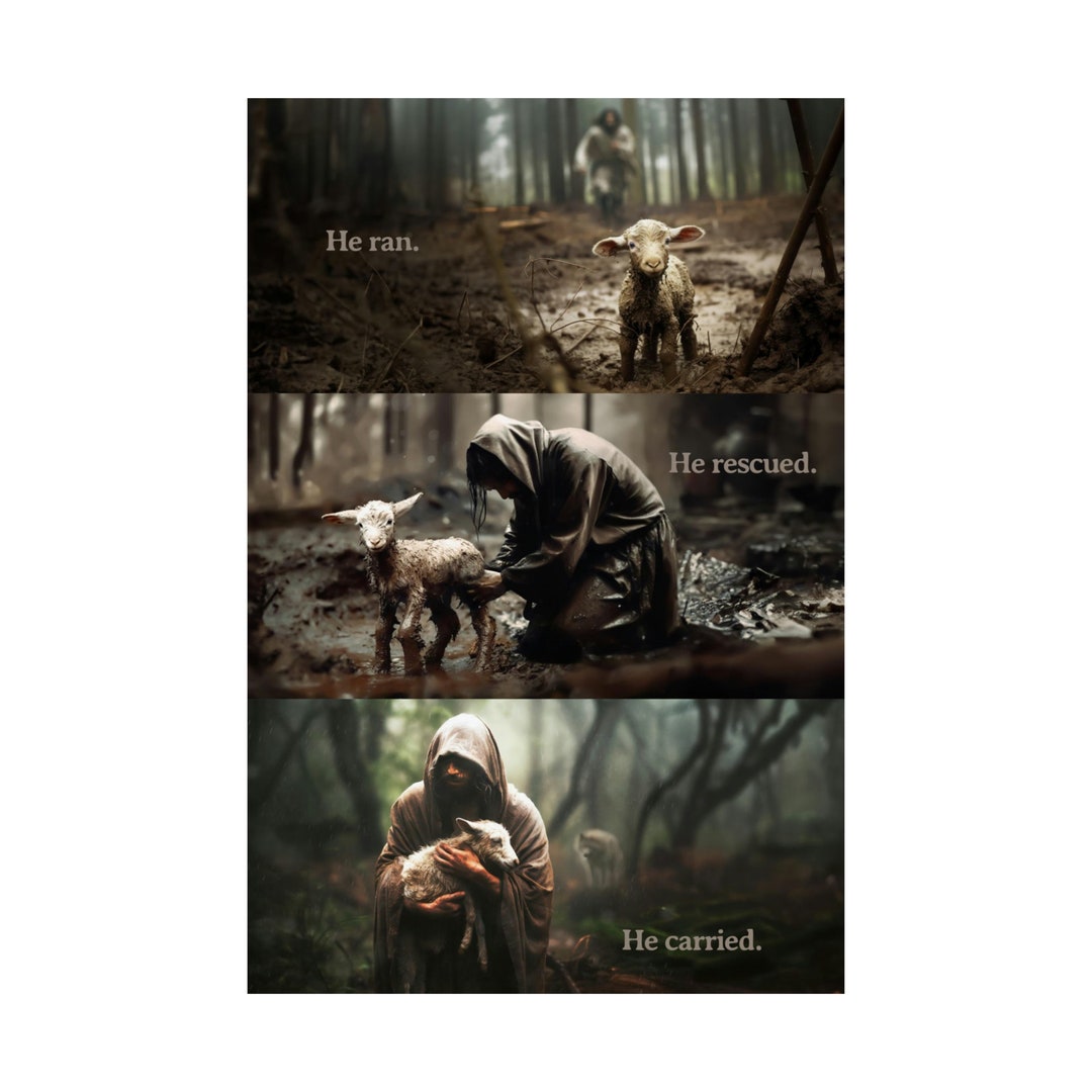 He Ran, He Rescued, He Carried -- Wall Art, Print - Etsy