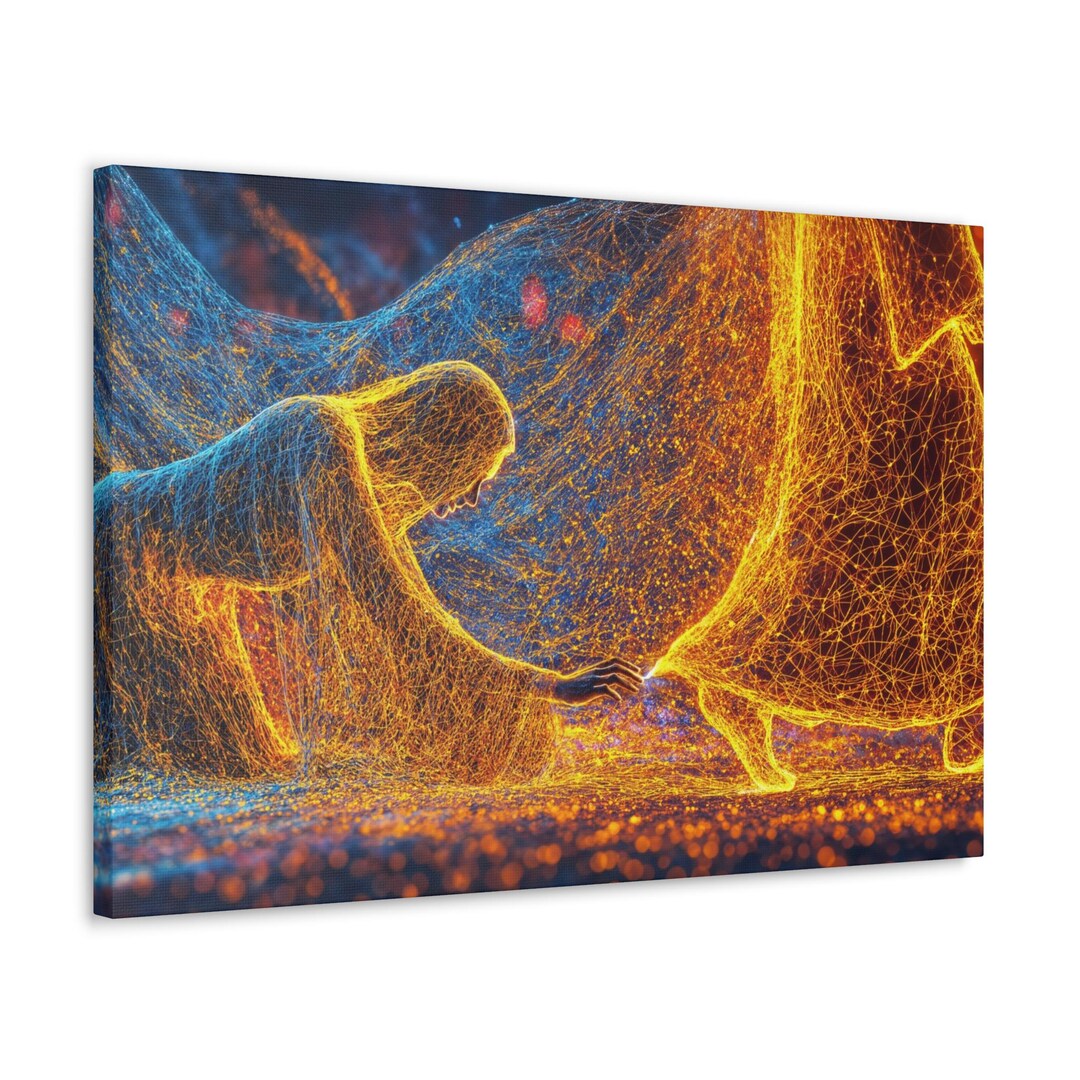 Just One Touch Wall Art, Stretched Canvas, Jesus Heals the Woman ...