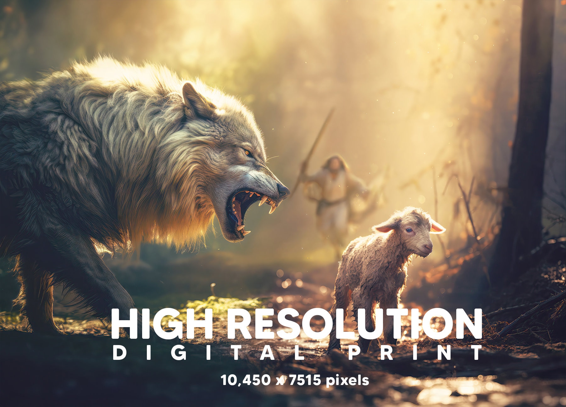 Jesus the Defender - Digital Download - Etsy