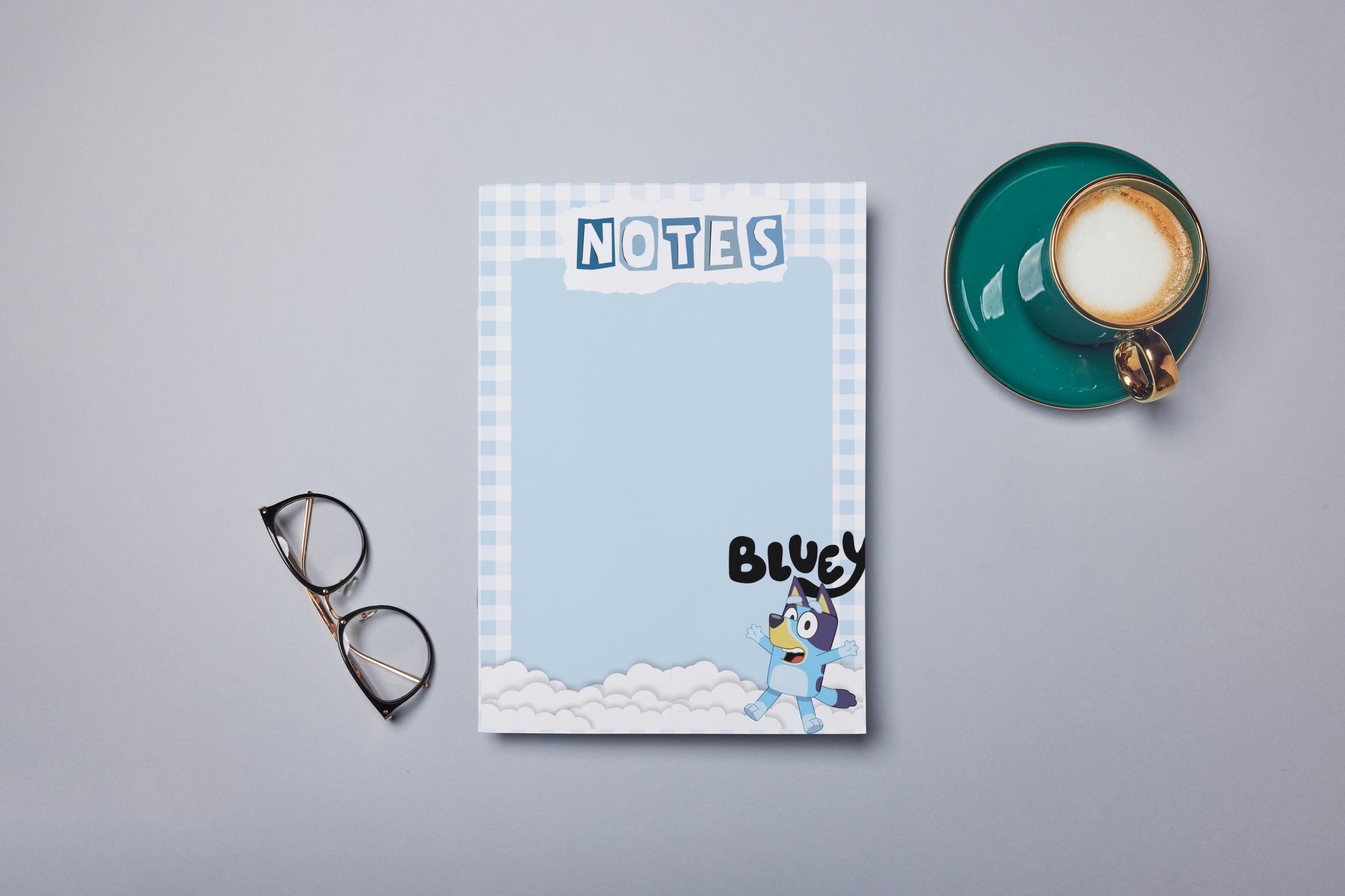 Bluey Inspired Stationary, Bluey Kids Stationary Paper, Bluey Note Pads ...