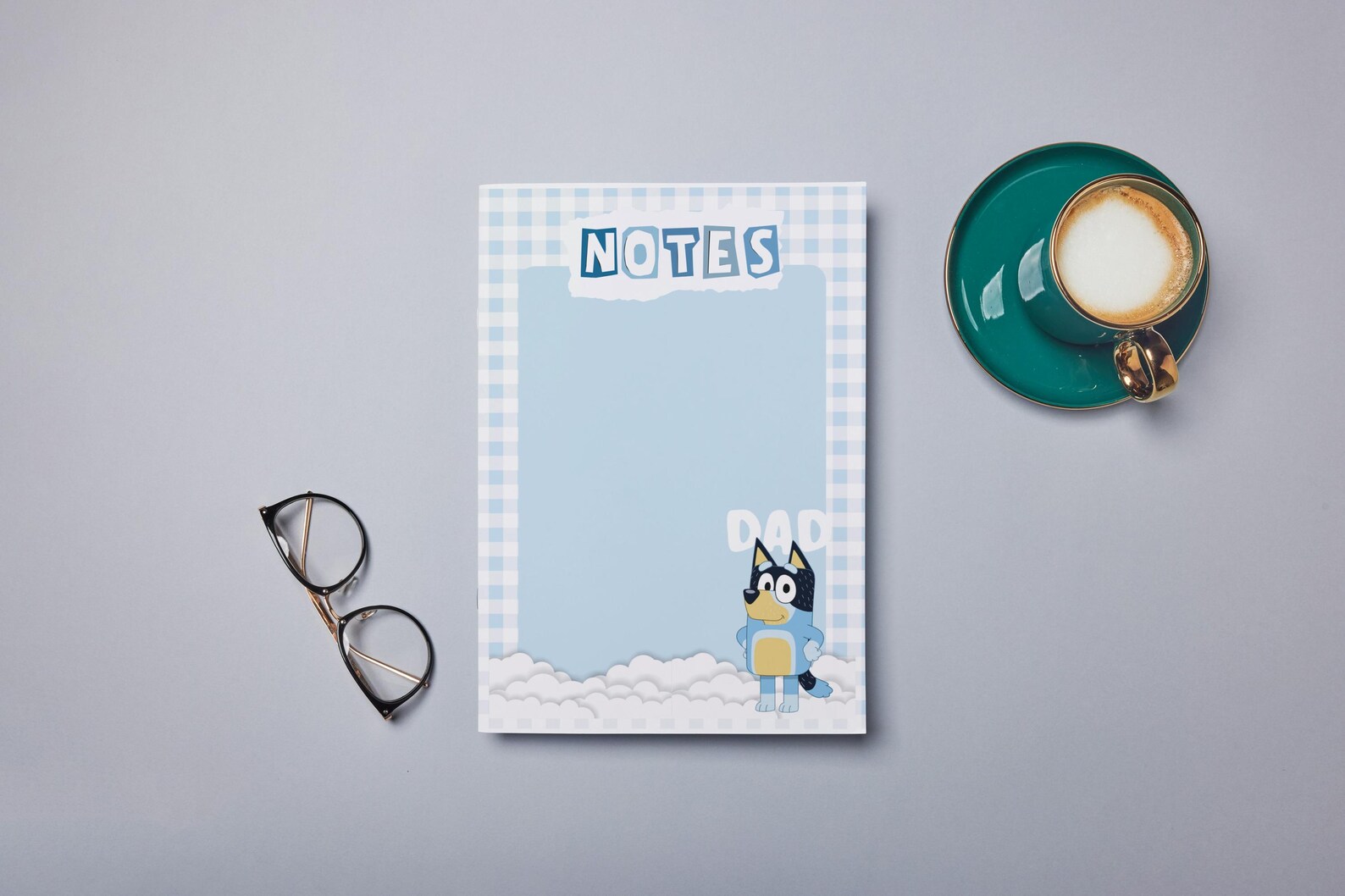 Bluey Inspired Stationary, Bluey Kids Stationary Paper, Bluey Note Pads ...
