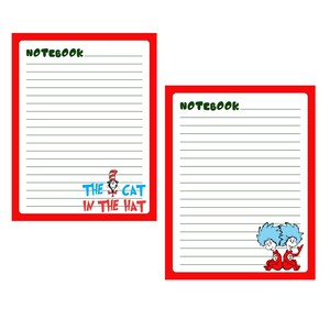 Cat in the Hat Inspired Notebook Paper, Dr Seuss Inspired Kids ...