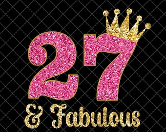 Happy 27 Birthday Svg - Etsy