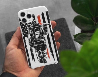 Firefighter Phone Case - Etsy UK