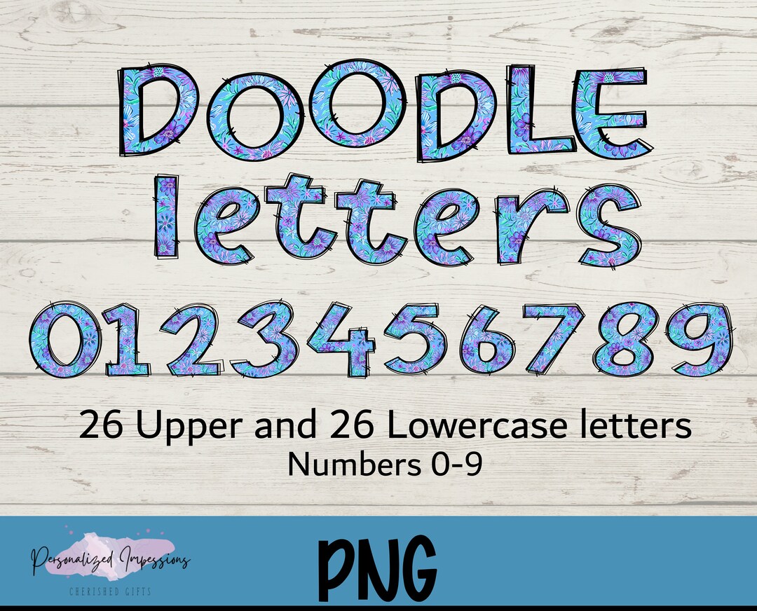 Doodle Letters, Lilly Inspired Doodle Letters, Letters and Numbers ...