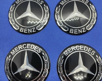 Mercedes Hub Stickers - Etsy