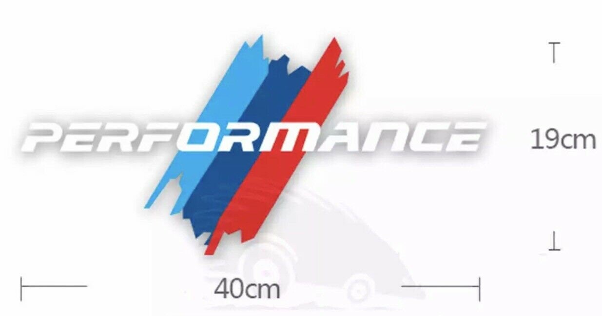 Bmw M Performance Stickers Windshield Stickers 40cm19cm | Etsy