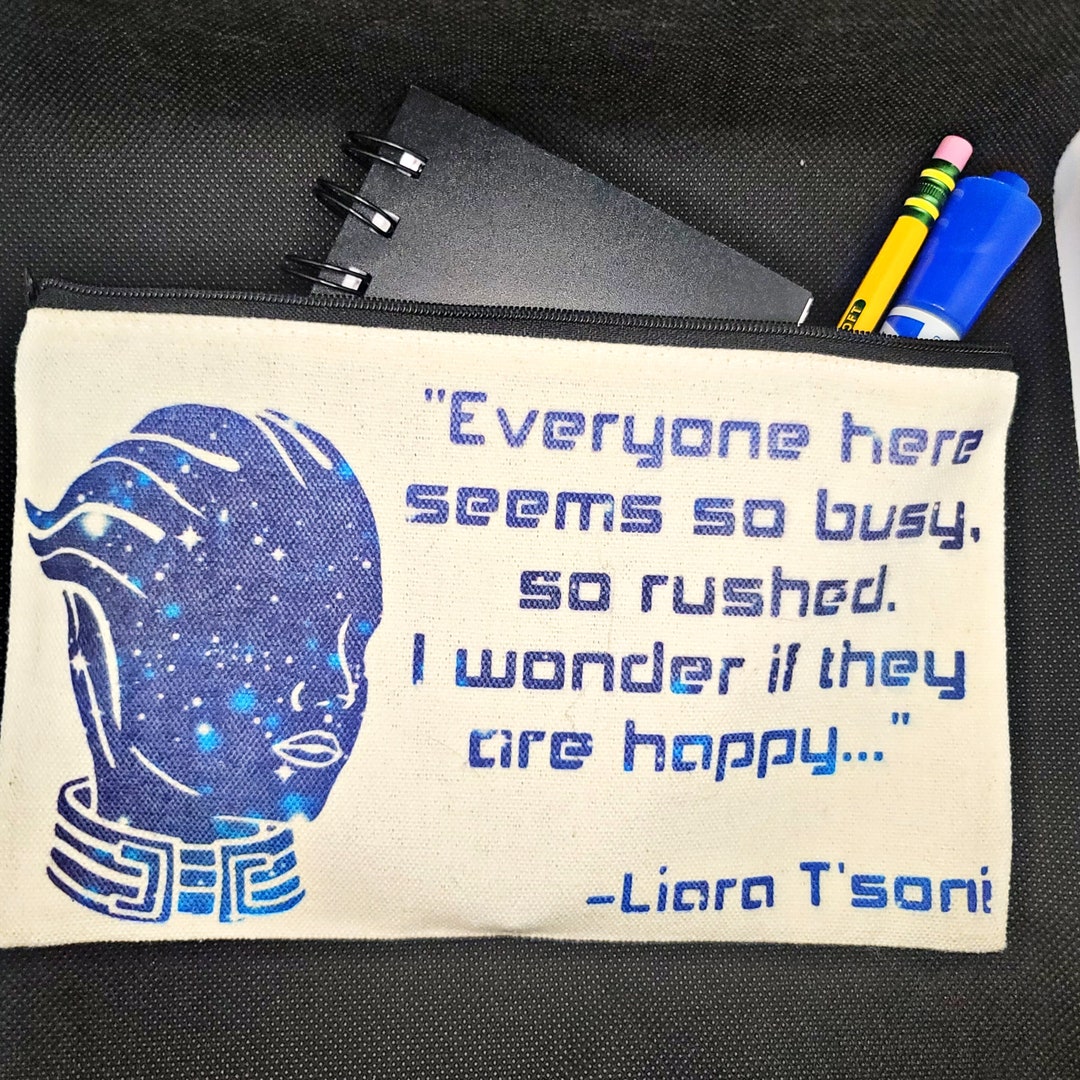 Liara Quote Mass Effect Bag/pouch - Etsy