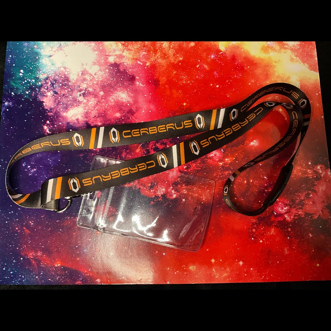 Mass Effect-cerberus Cosplay Lanyard With Badge Holder - Etsy