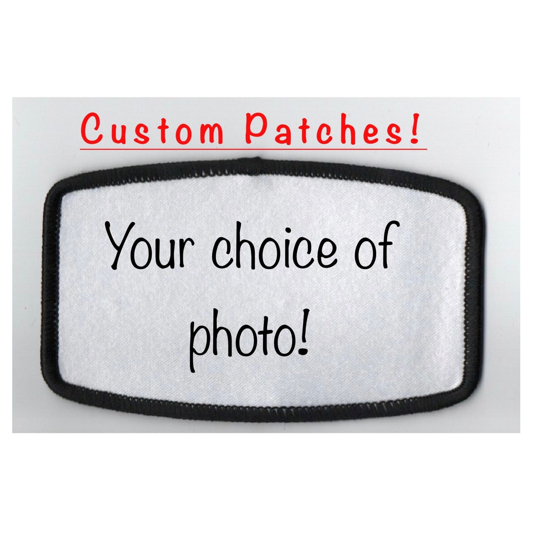 Custom Iron on Photo Patches, Personalized Full Color Patch - Etsy