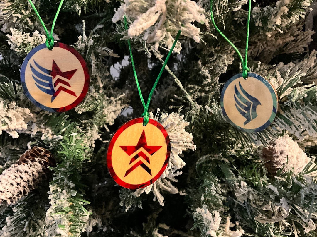 Mass Effect Paragon/renegade Alignment Ornaments - Etsy