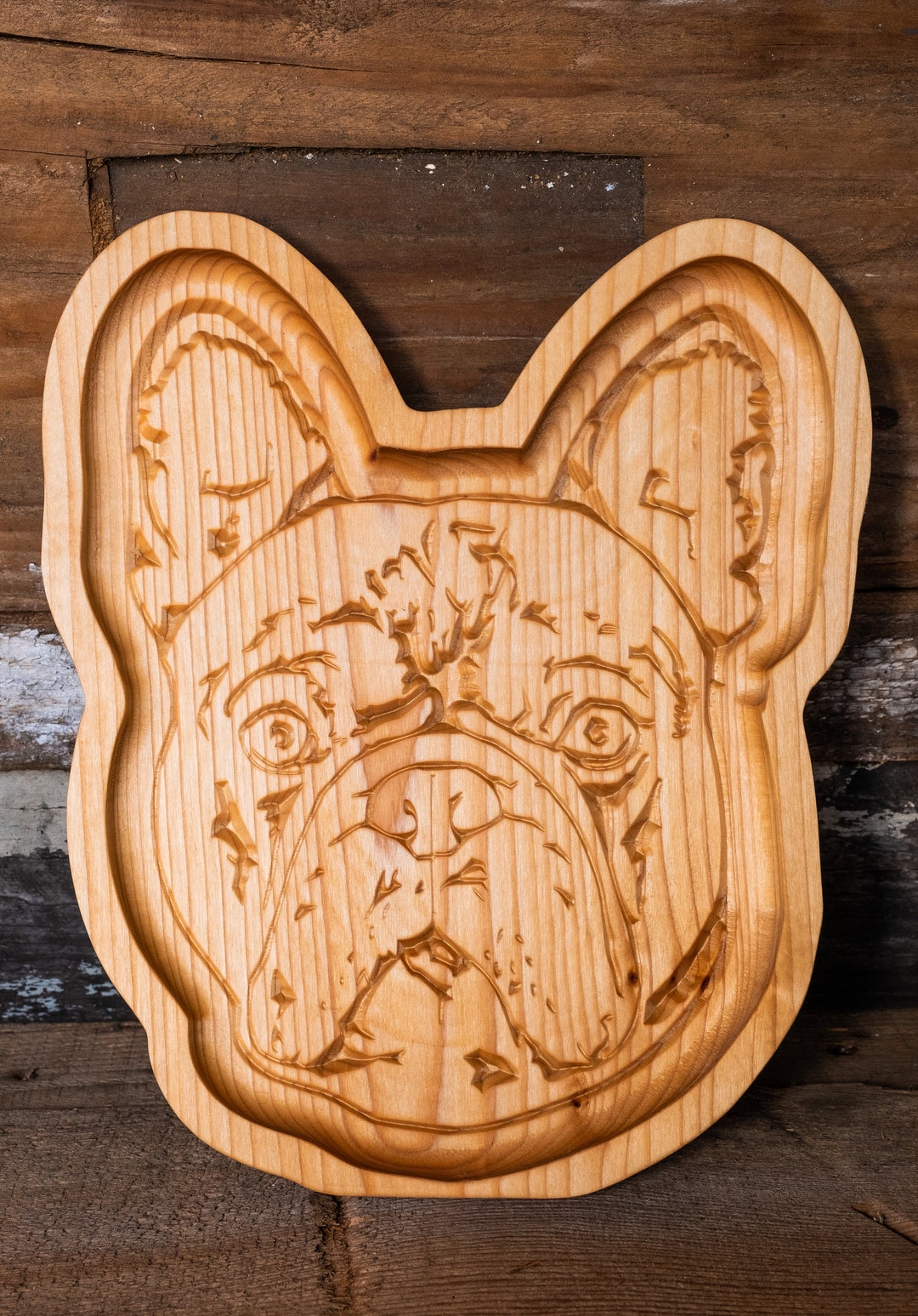 French Bulldog Catch All Tray Valet Jewellery Trays - in Lime - Etsy