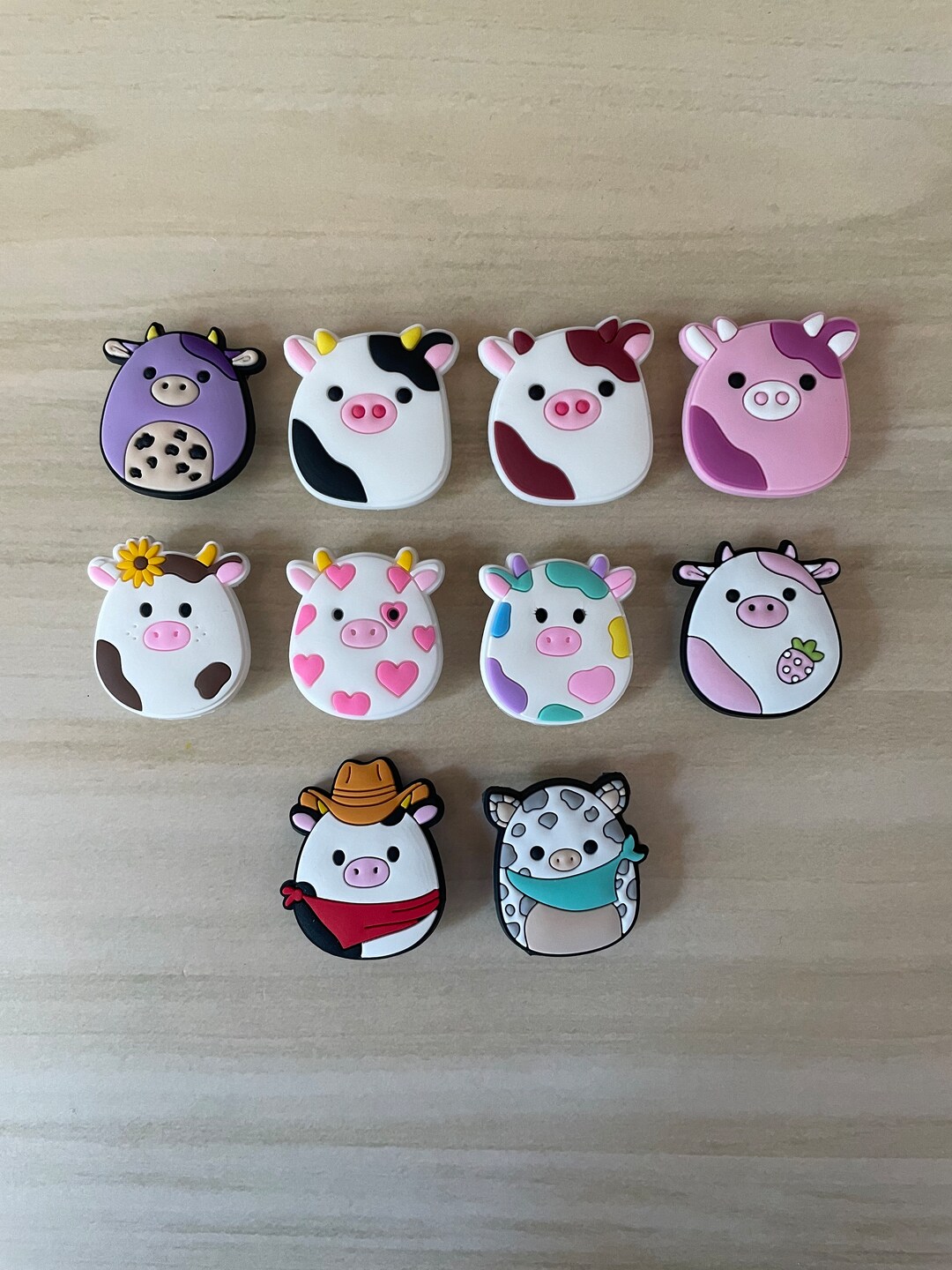 Cow Croc Charms, Farm Animals Croc Charms, Croc Jibbitz - Etsy