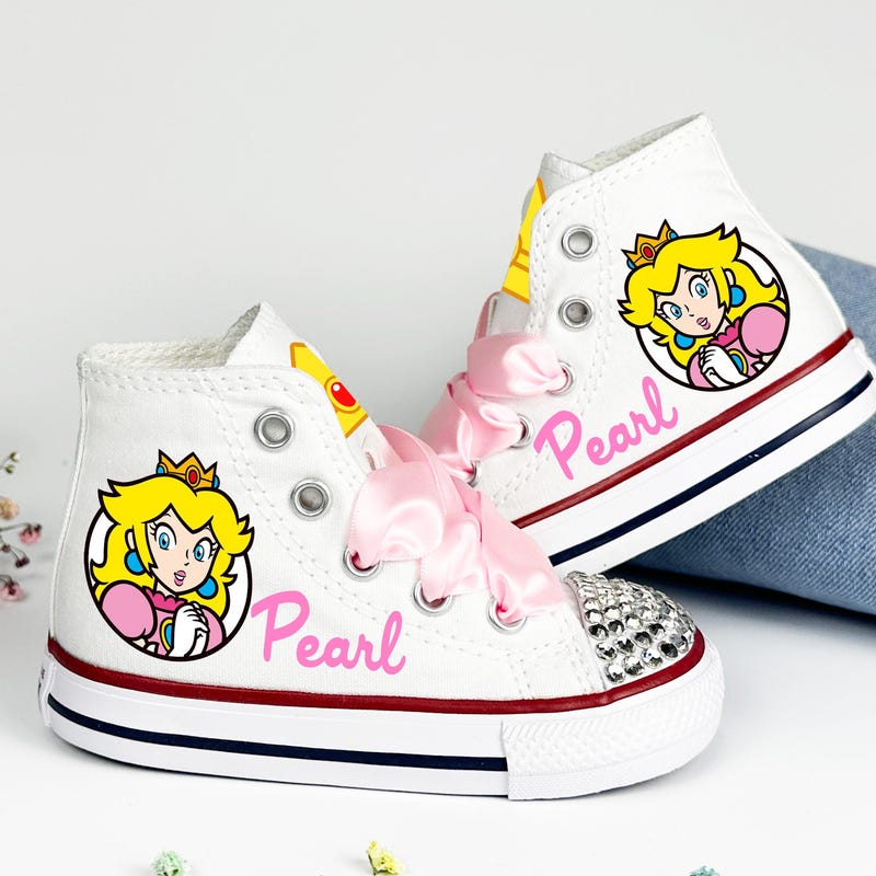 Princess Peach Shoes - Etsy