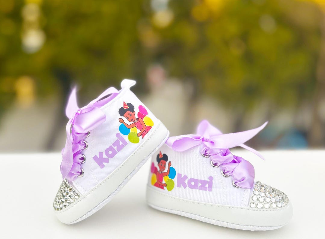 Custom Baby Girl Shoes, First Birthday Shoes, First Birthday Gift, Any ...