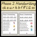 Phase 2 Phonics Handwriting Sheets - Etsy